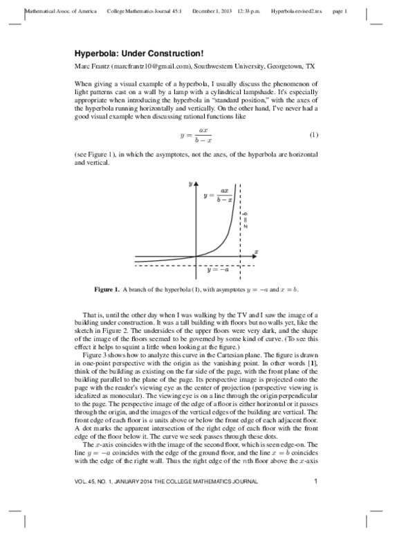 (PDF) Hyperbola: Under Construction!