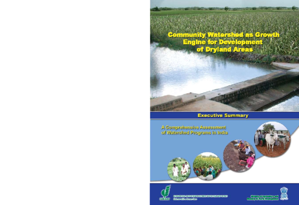 (PDF) Community Watershed as Growth Engine for Development of Dryland Areas