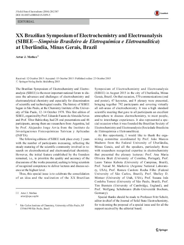 (PDF) XX Brazilian Symposium of Electrochemistry and Electroanalysis ...