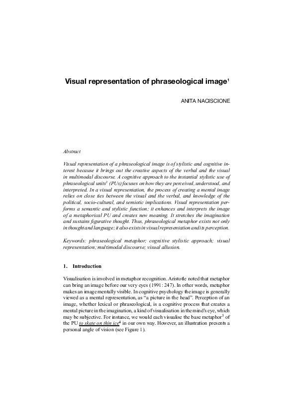 (PDF) Visual representation of phraseological image