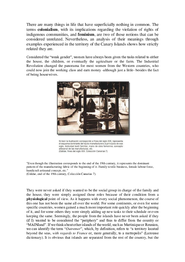 (PDF) The Concepts of Colonialism and Feminism Interconnected. An ...