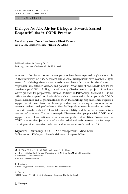 (PDF) Dialogue for Air, Air for Dialogue: Towards Shared ...