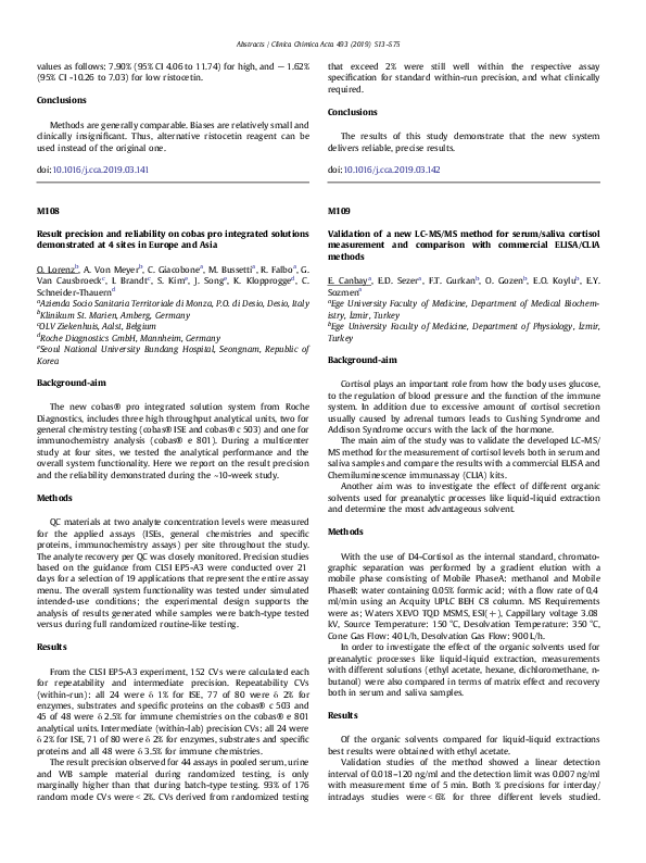 (PDF) Validation of a new LC-MS/MS method for serum/saliva cortisol ...