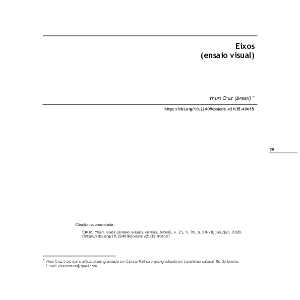 (PDF) Eixos (ensaio visual)