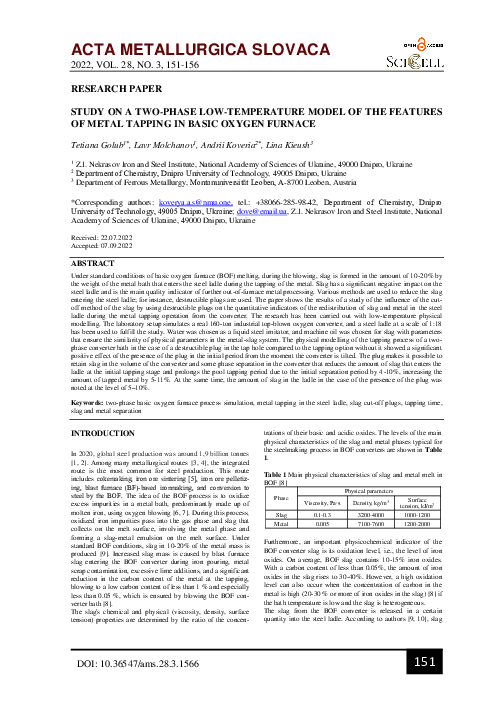 (PDF) Study on a Two-Phase Low-Temperature Model of the Features of ...