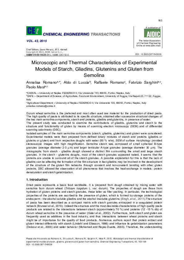 (PDF) Microscopic and Thermal Characteristics of Experimental Models of ...