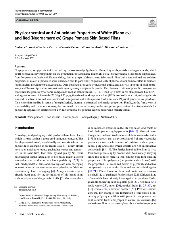 (PDF) Physicochemical and Antioxidant Properties of White (Fiano cv ...