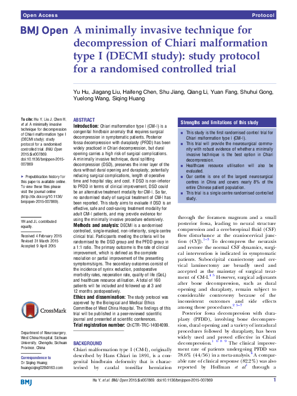 (PDF) Minimally Invasive Technique for Decompression of Lumbar ...