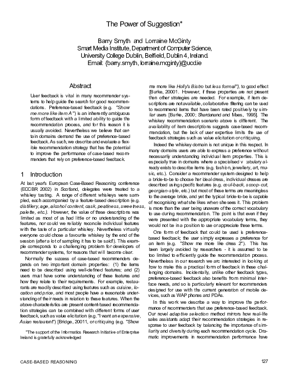 (PDF) The power of suggestion