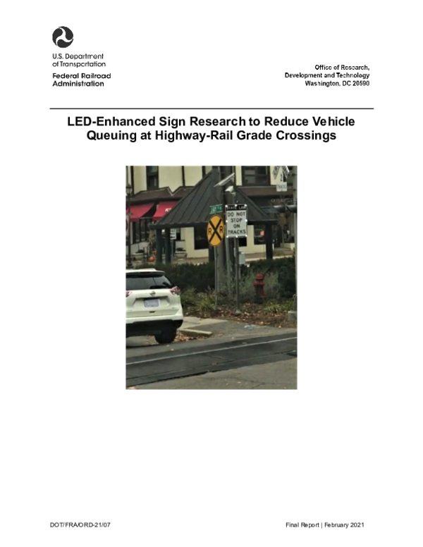 (PDF) LED-Enhanced Sign Research to Reduce Vehicle Queuing at Highway ...