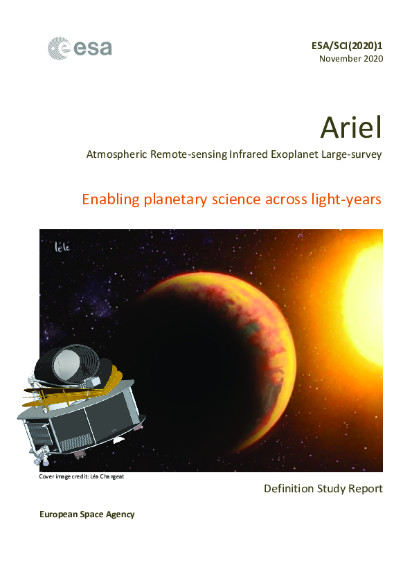 Enabling planetary science across light-years. Ariel Definition Study ...