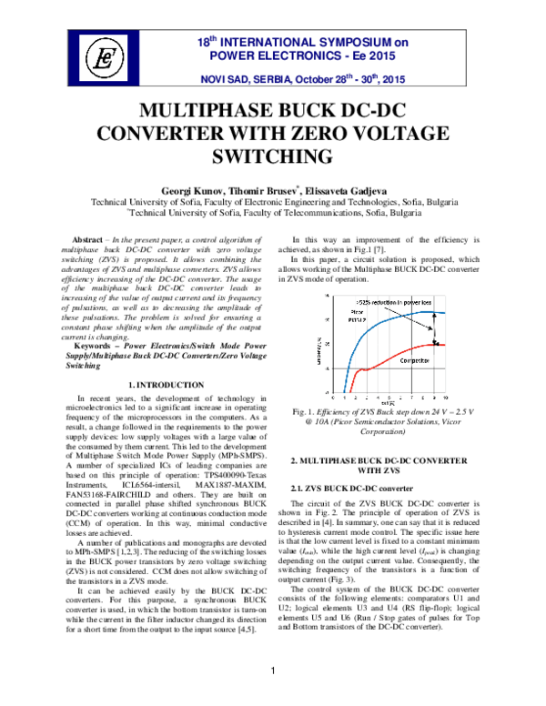 (PDF) Multiphase Buck DC-DC Converter with Zero Voltage Switching