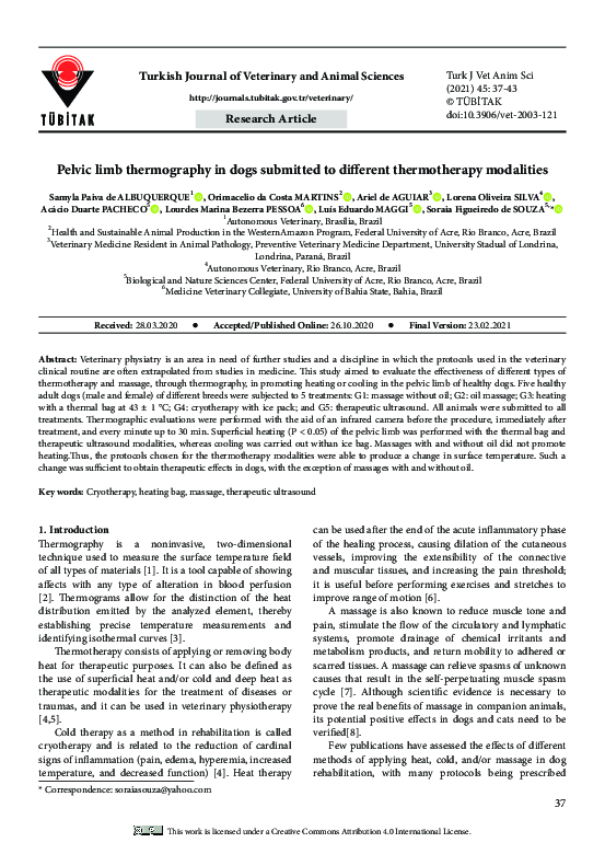 (PDF) Pelvic limb thermography in dogs submitted to different ...