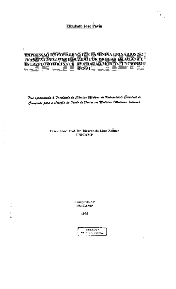 (PDF) Expressão de colageno IV e laminina urinarios no diabetes ...