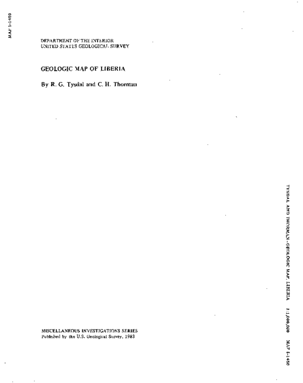 (PDF) Geologic map of Liberia