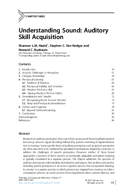 (PDF) Understanding Sound