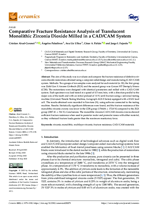 (PDF) Comparative Fracture Resistance Analysis of Translucent ...