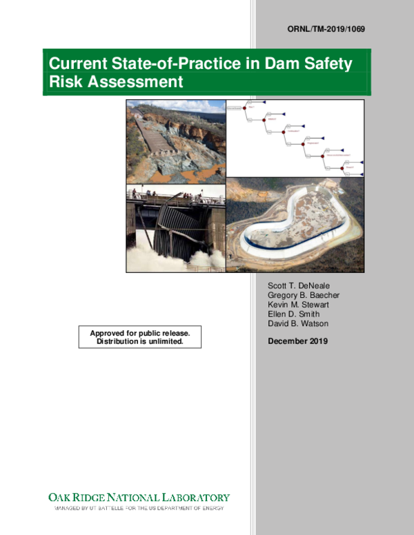 (PDF) Current State-of-Practice in Dam Safety Risk Assessment