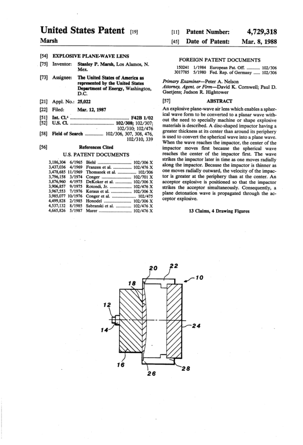 (PDF) Explosive plane-wave lens