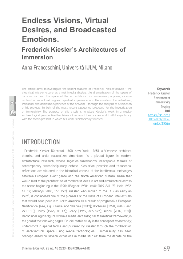 (PDF) Endless Visions, Virtual Desires, and Broadcasted Emotions ...