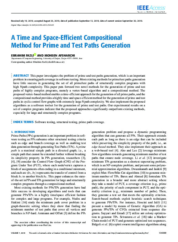 (PDF) A Time and Space-Efficient Compositional Method for Prime and ...