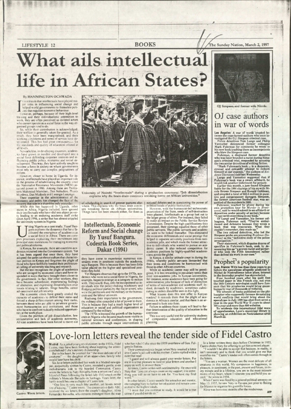 (PDF) African Intellectuals