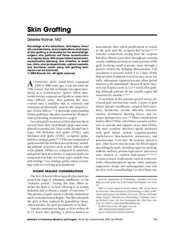 (PDF) Skin grafting