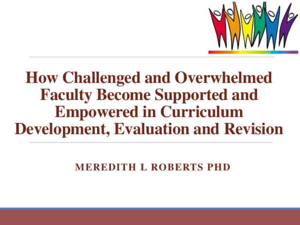 (PDF) How Challenged and Overwhelmed Faculty Become Supported and ...