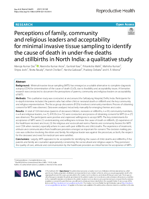 (PDF) Perceptions of family, community and religious leaders and ...