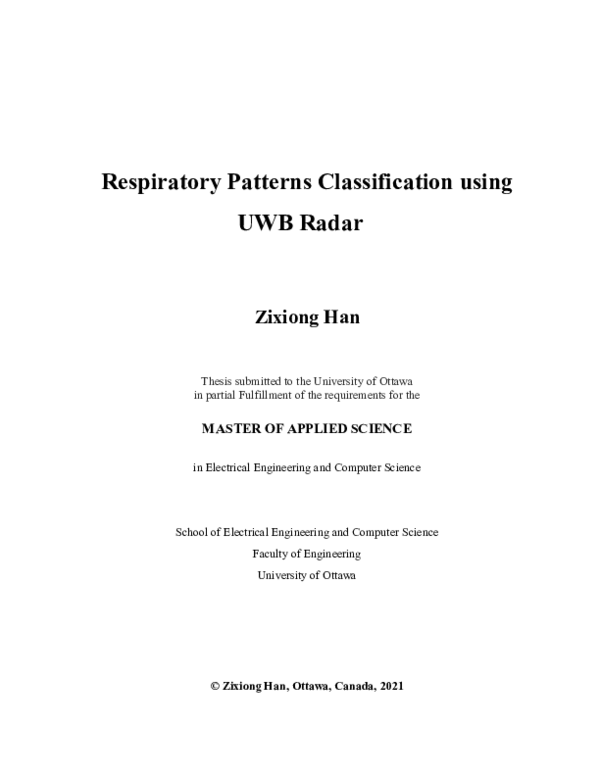 (PDF) Respiratory Patterns Classification using UWB Radar | Zixiong Han - Academia.edu