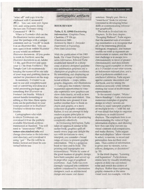 (PDF) Envisioning Information