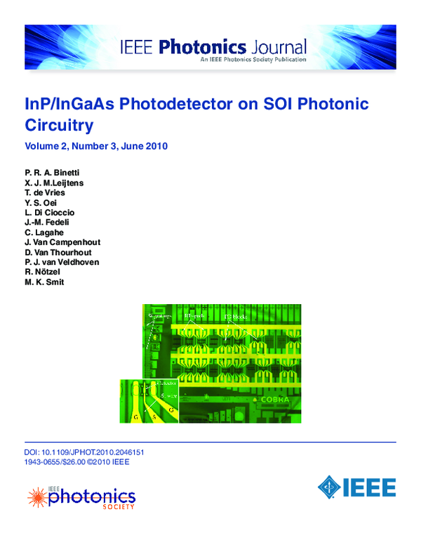 (PDF) InP/InGaAs Photodetector on SOI Photonic Circuitry