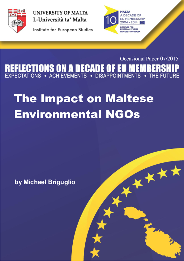 (PDF) Ten years of Malta’s EU membership - the impact on Maltese ...