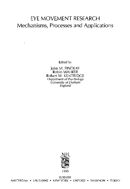 (PDF) Eye movement research : mechanisms, processes and applications