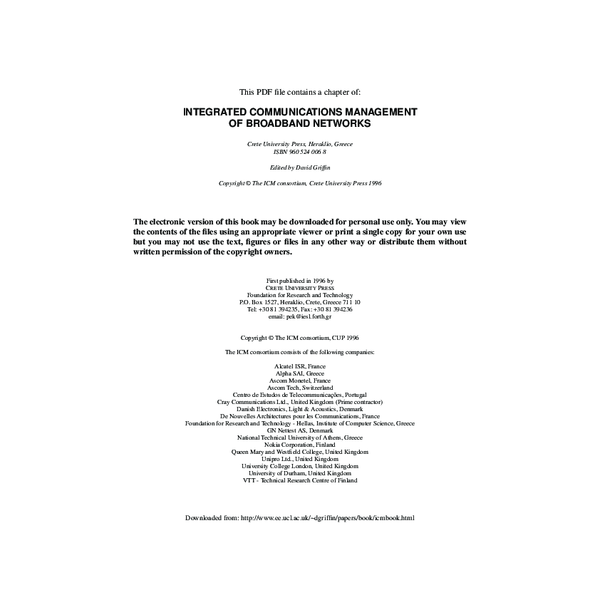 (PDF) The OSIMIS TMN platform