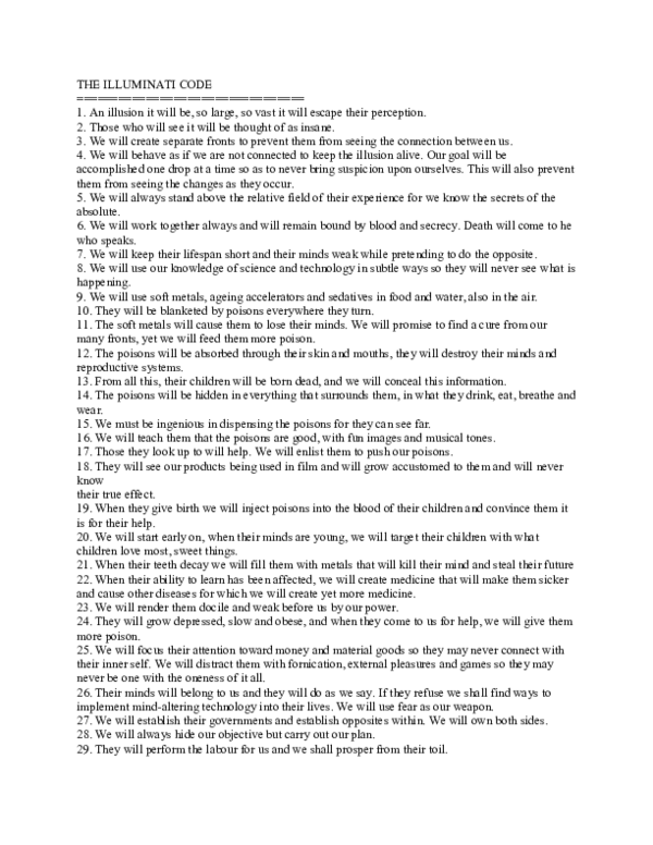 (DOC) THE ILLUMINATI CODE | Brent Lyons - Academia.edu