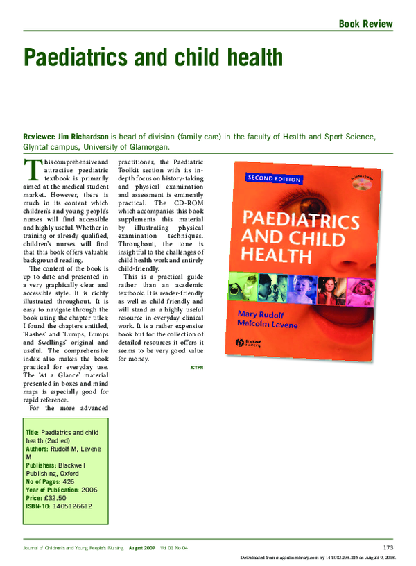 (PDF) Paediatrics and Child Health