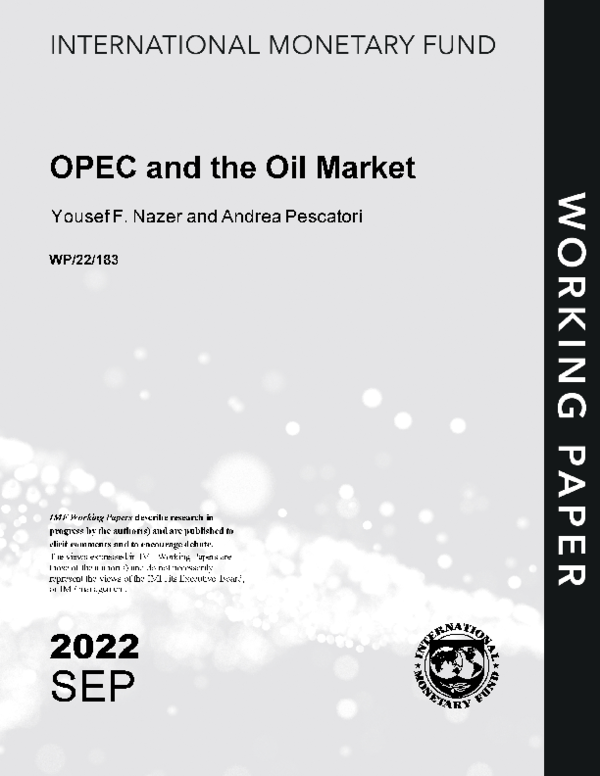 (PDF) OPEC and the Oil Market