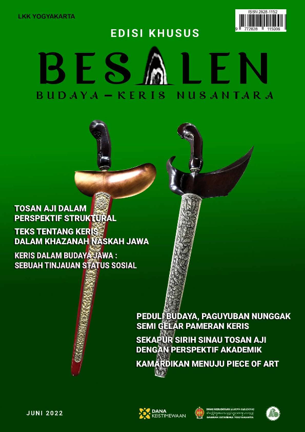 (PDF) Besalen Budaya Keris Nusantara 1 edisi khusus | Nguri Nguri T O S A N A J I Jakarta ...