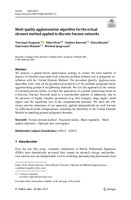 (PDF) Mesh quality agglomeration algorithm for the virtual element ...