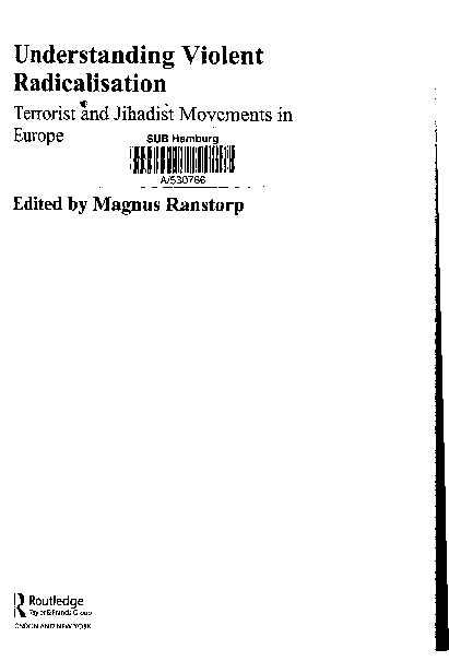 Pdf Understanding Violent Radicalisation