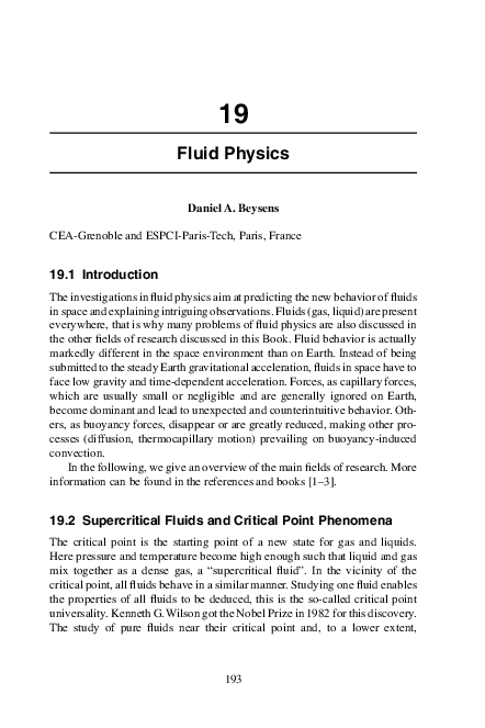 (PDF) Fluid Physics