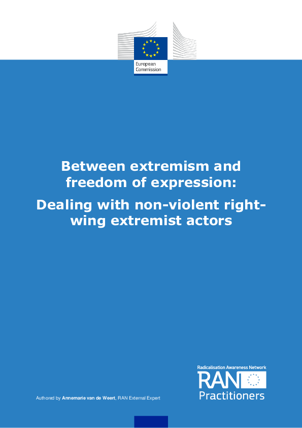 (PDF) Between extremism and freedom of expression: Dealing with non ...