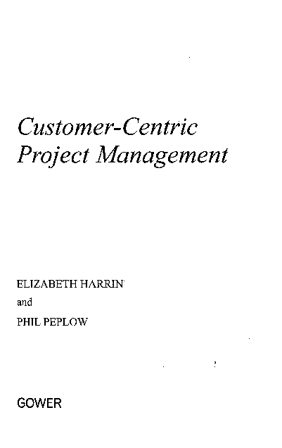 (PDF) Customer-Centric Project Management