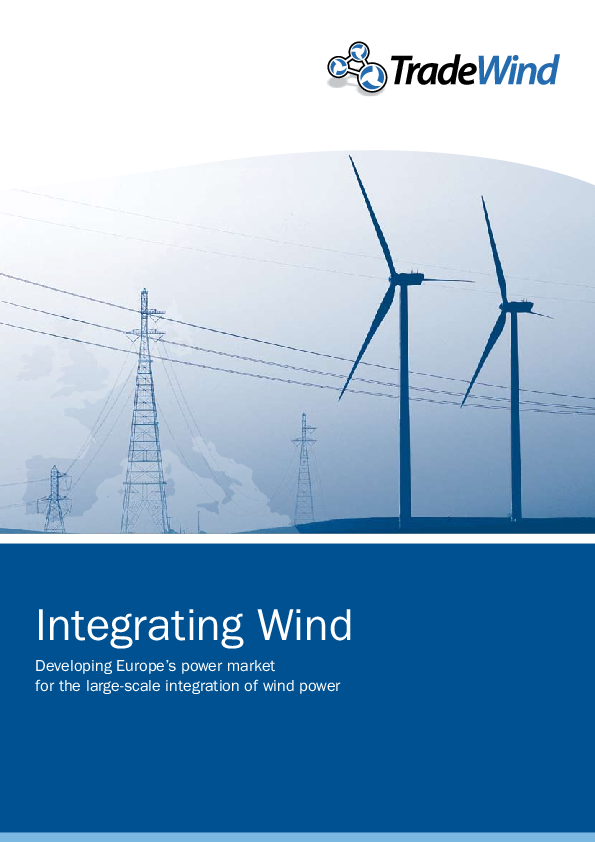 (PDF) Integrating wind: Developing Europe's power market for the large ...