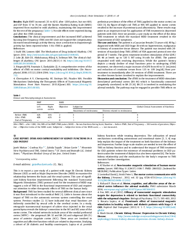(PDF) Case report: dTMS and improvement of kidney functions in a CKD ...