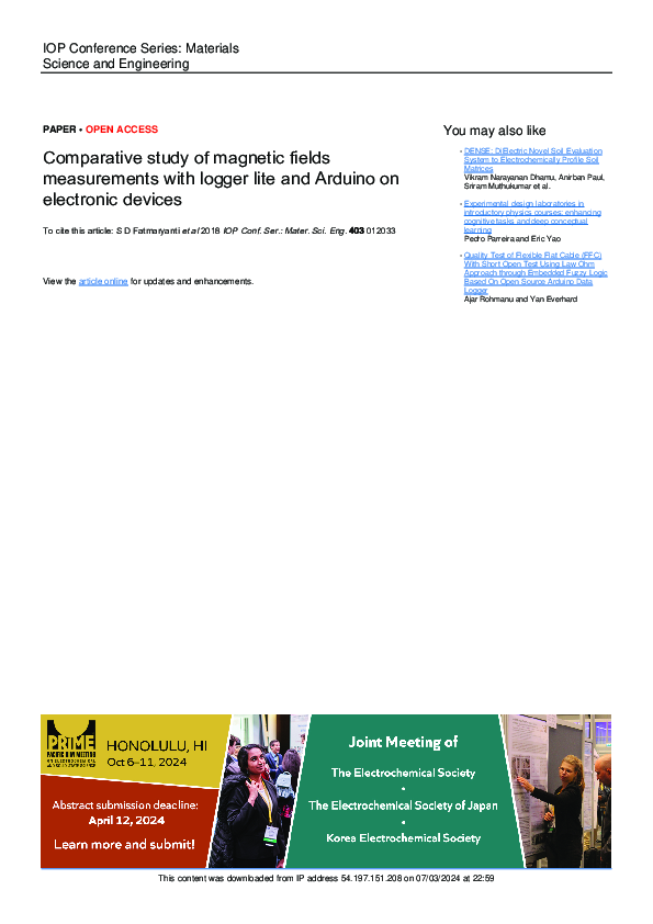 (PDF) Comparative study of magnetic fields measurements with logger ...