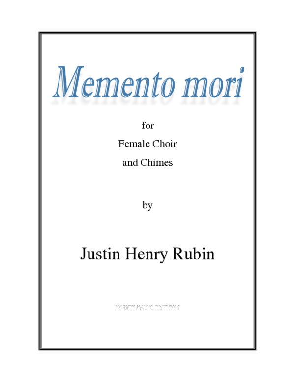 (PDF) Memento mori