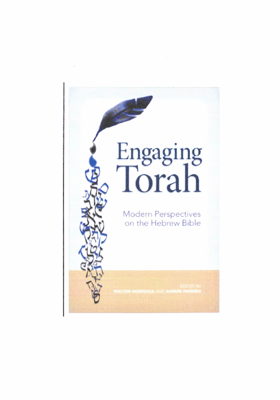 (PDF) Engaging Torah - Modern Perspectives on the Hebrew Bible