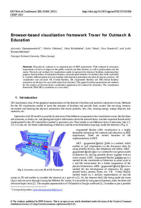 (PDF) TRACER: A Browser-Based Visualization Framework